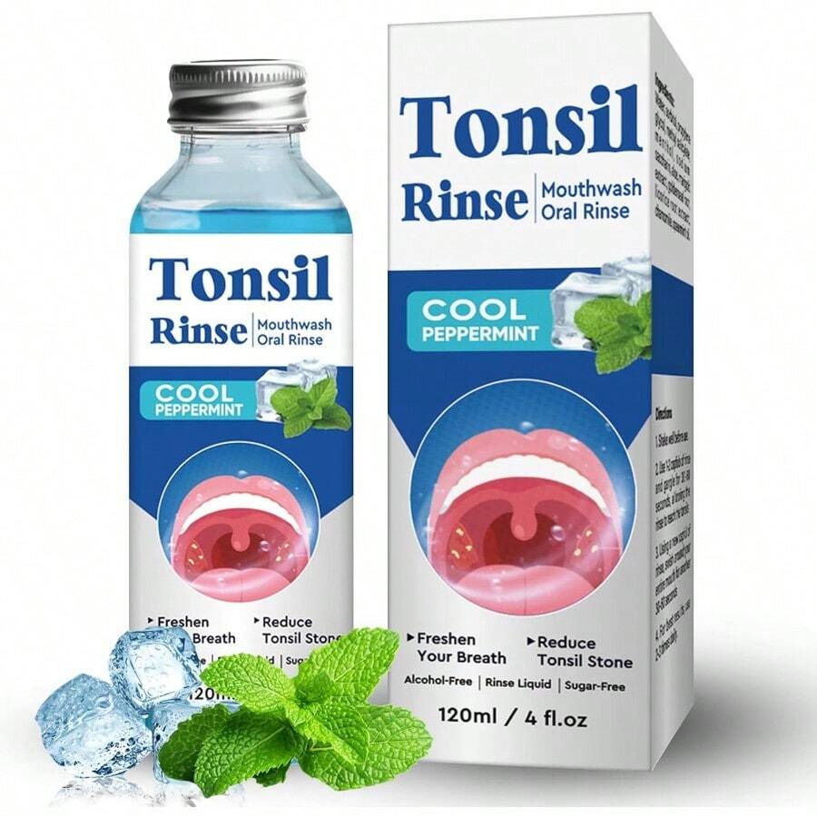 Tonsil Stone Remover, Natural Tonsil Stone Mouthwash, Alcohol Free Oral ...