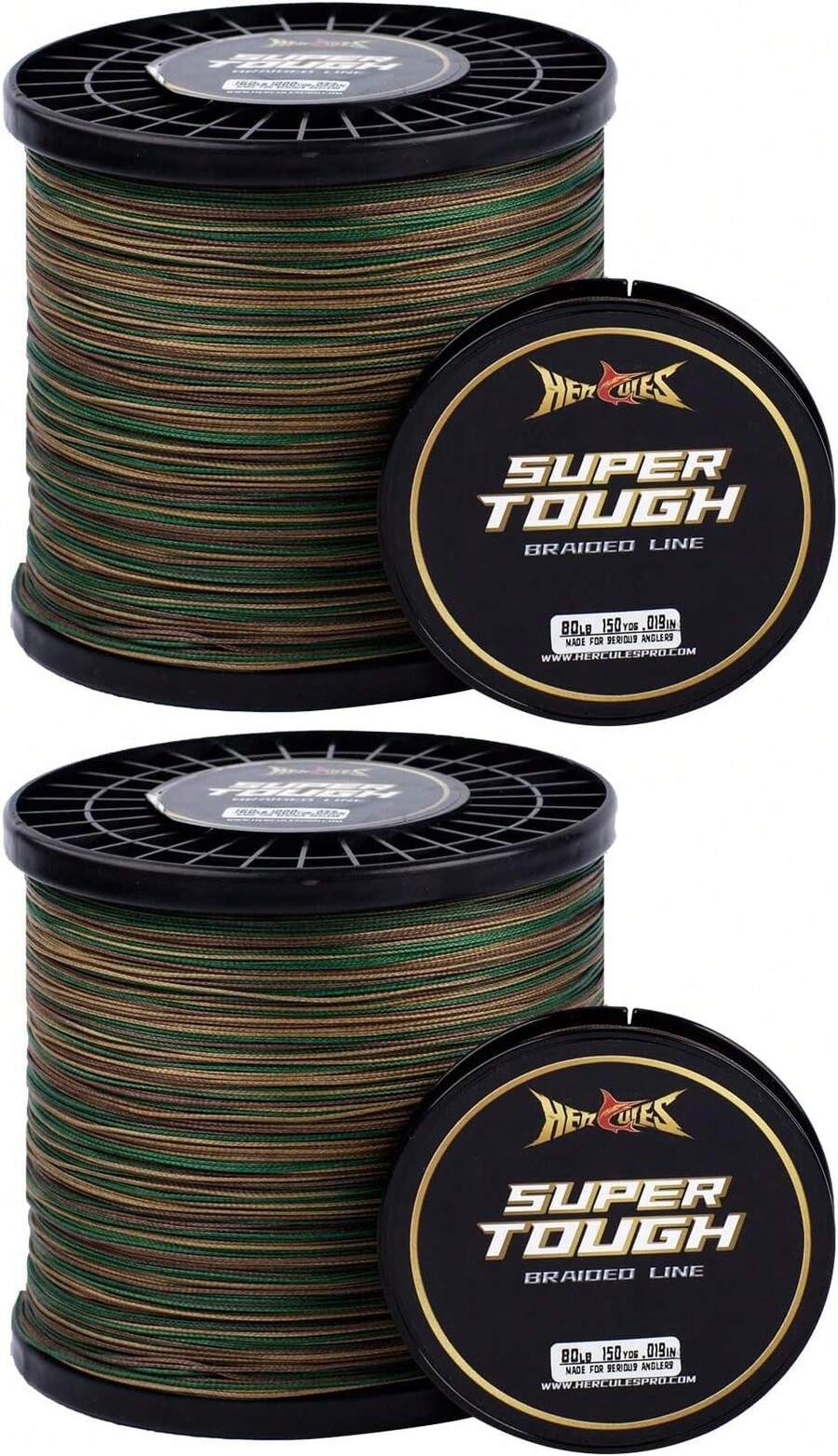 HERCULES Super Tough Braided Fishing Line 4 Strands / 8 Strands, 4lb ...