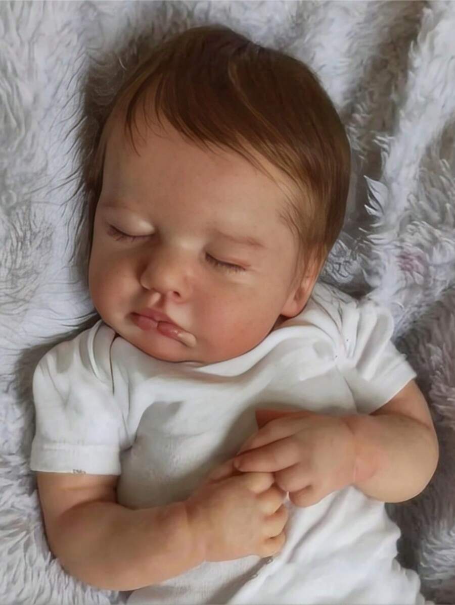 Muñeca Reborn de 50 cm con piel pintada en 3D y venas visibles, vinilo suave realista de 20 ...