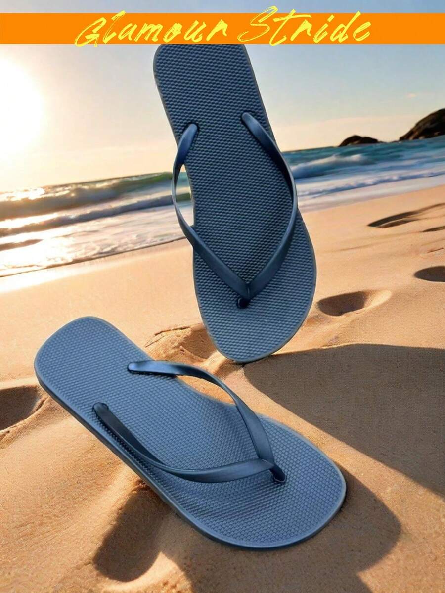 2025 Model Flip Flops Fashion Thong Sandals, Non-Slip Pool Shower Beach ...
