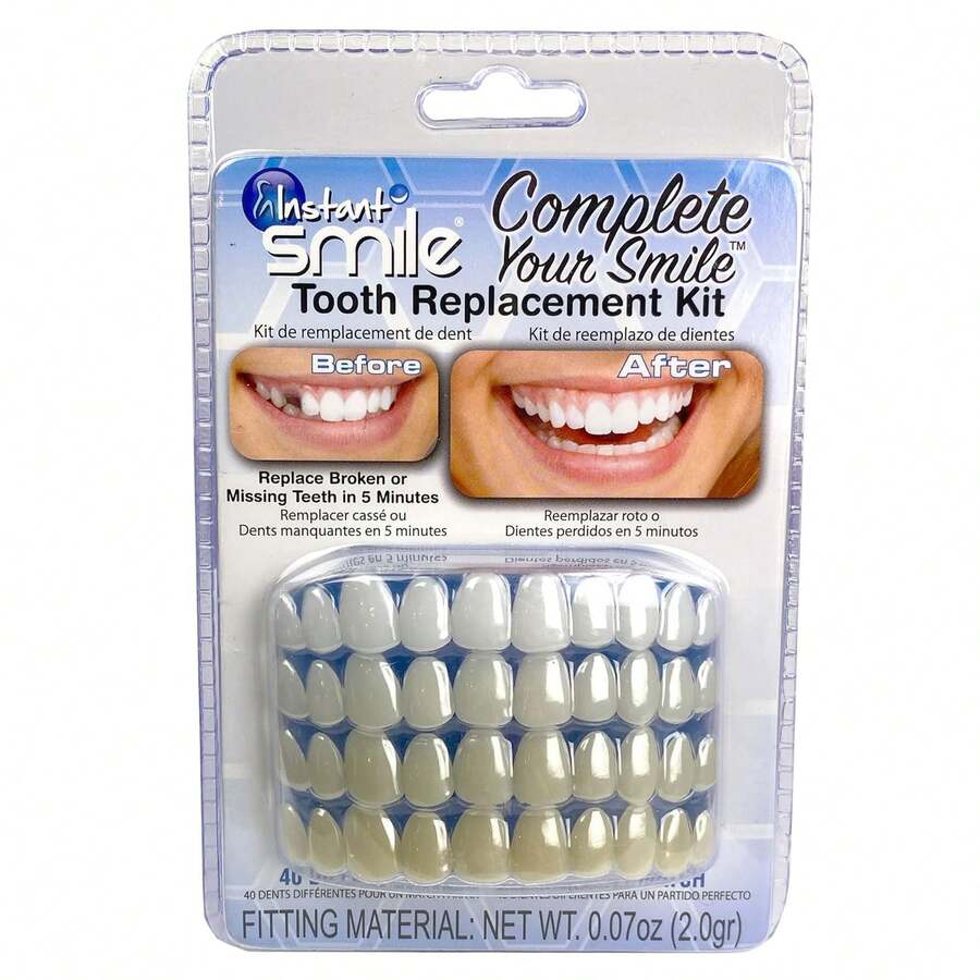 Instant Smile Complete Your Smile Temporary Tooth Replacement Kit ...