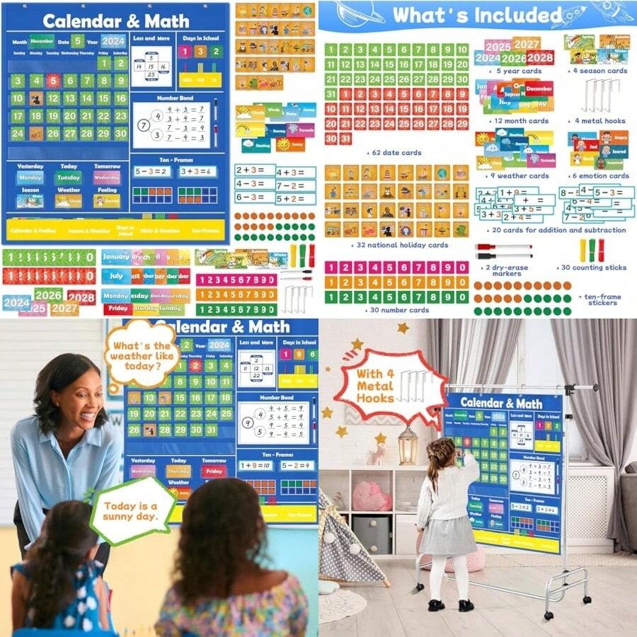 Circle Time Learning Center Kindergarten Math Games Calendar Toddler ...