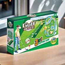 4-In-1 Sticky Golf Set With Club, Mat & Net – Multiple Game Modes ...