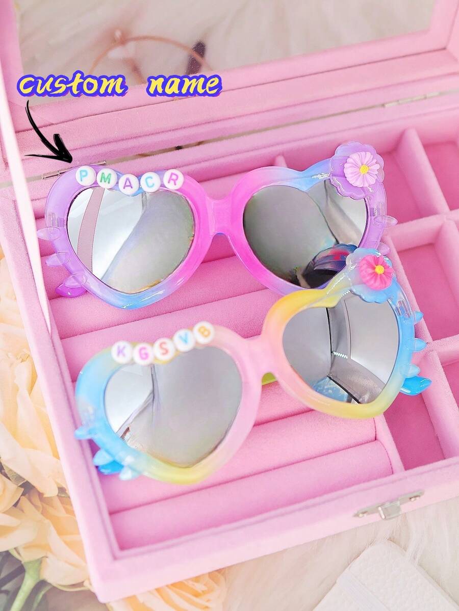 1PC Personalized Name Sunglasses For Girls, Toddler Sunglasses, Daisy ...