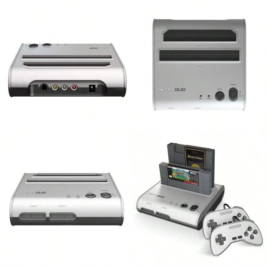 RetroBit Retro Duo 2 In 1 Console System For Original NES Amp; SNES ...
