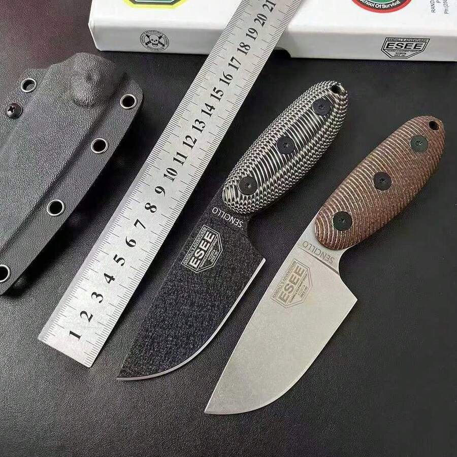 ESEE-SENCILLO- Small Fixed Blade G10 Handle 1095 High Carbon Steel ...