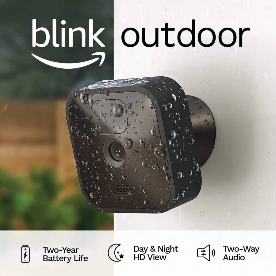 Blink Outdoor (3rd Gen) Add-On Home Security Camera | HD Video Work ...