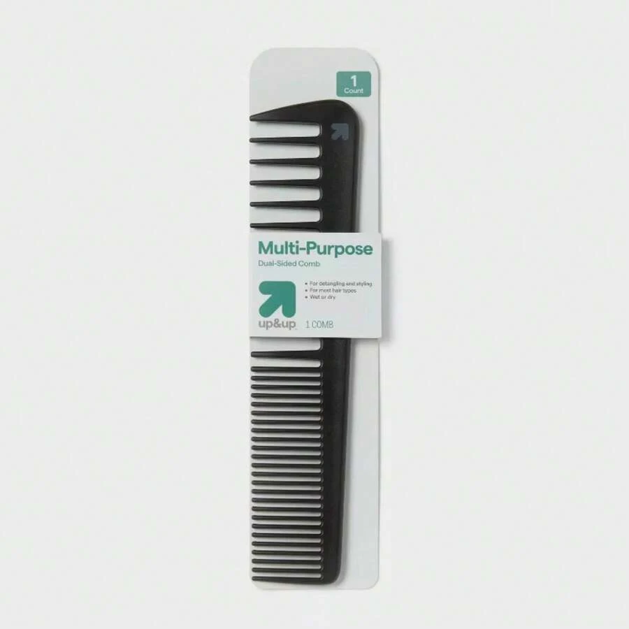 Dual Sided Styling Comb- Black | SHEIN USA