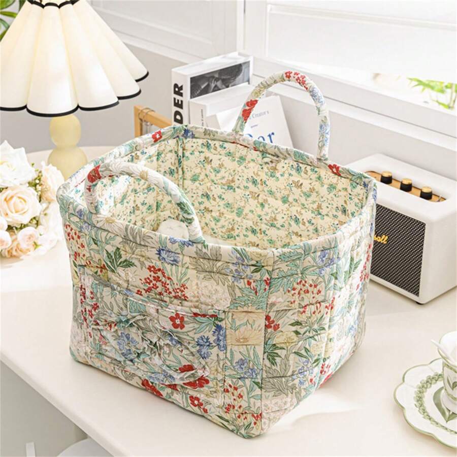 Large Capacity Fabric Storage Baskets Laundry Baskets With Easy Carry ...