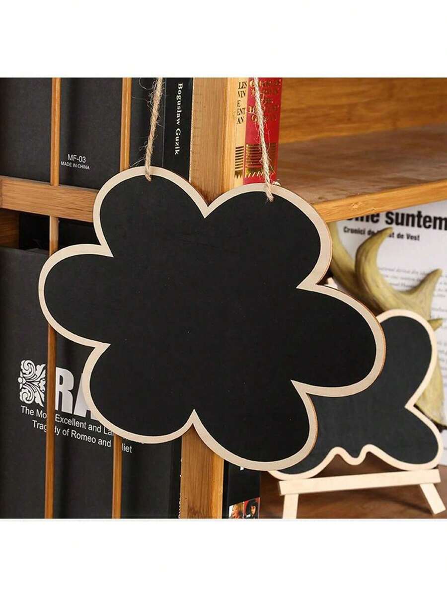 1PC Large-Sized Wooden Small Blackboard Prompt Board,20*15cm Handicraft ...