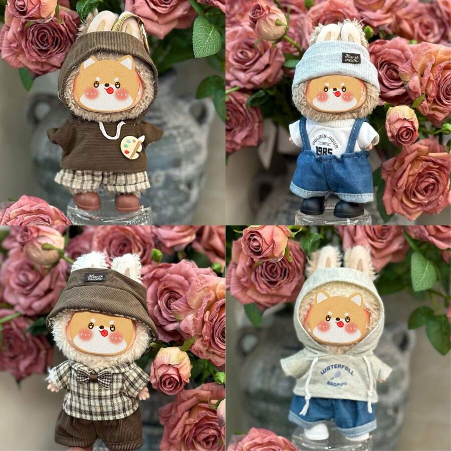 [Clothes Only] 17cm 1st 2nd 3rd Gen Labobo Doll Clothes Outfit, Cute ...