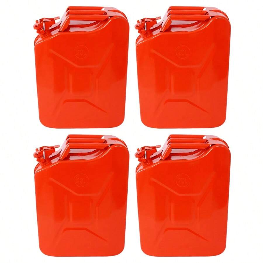 20 Liter (5 Gallon) Jerry Fuel Can With Flexible Spout, Portable Jerry ...