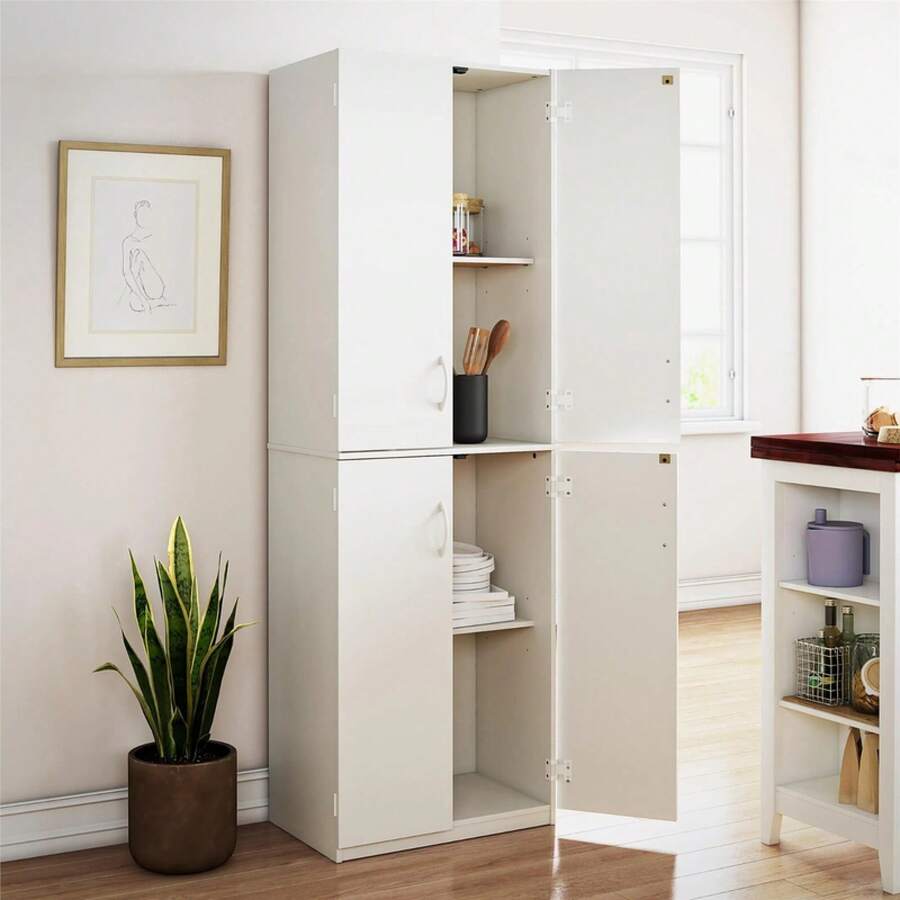 72 "4-Door Storage Cabinet | SHEIN USA