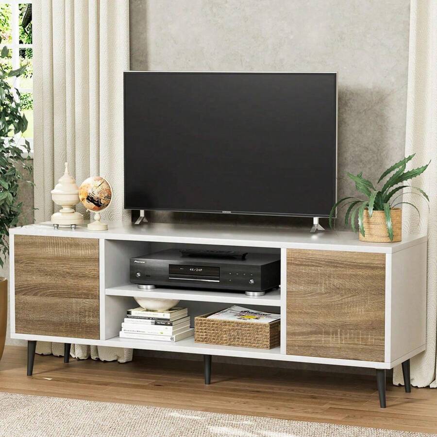 LOOK-TV Stand 65 Inch TV, Modern Entertainment Center With Storage ...