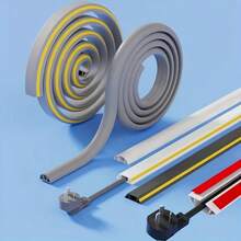 Goulotte de câbles flexible en PVC, épaisse, ignifuge, isolée, anti ...