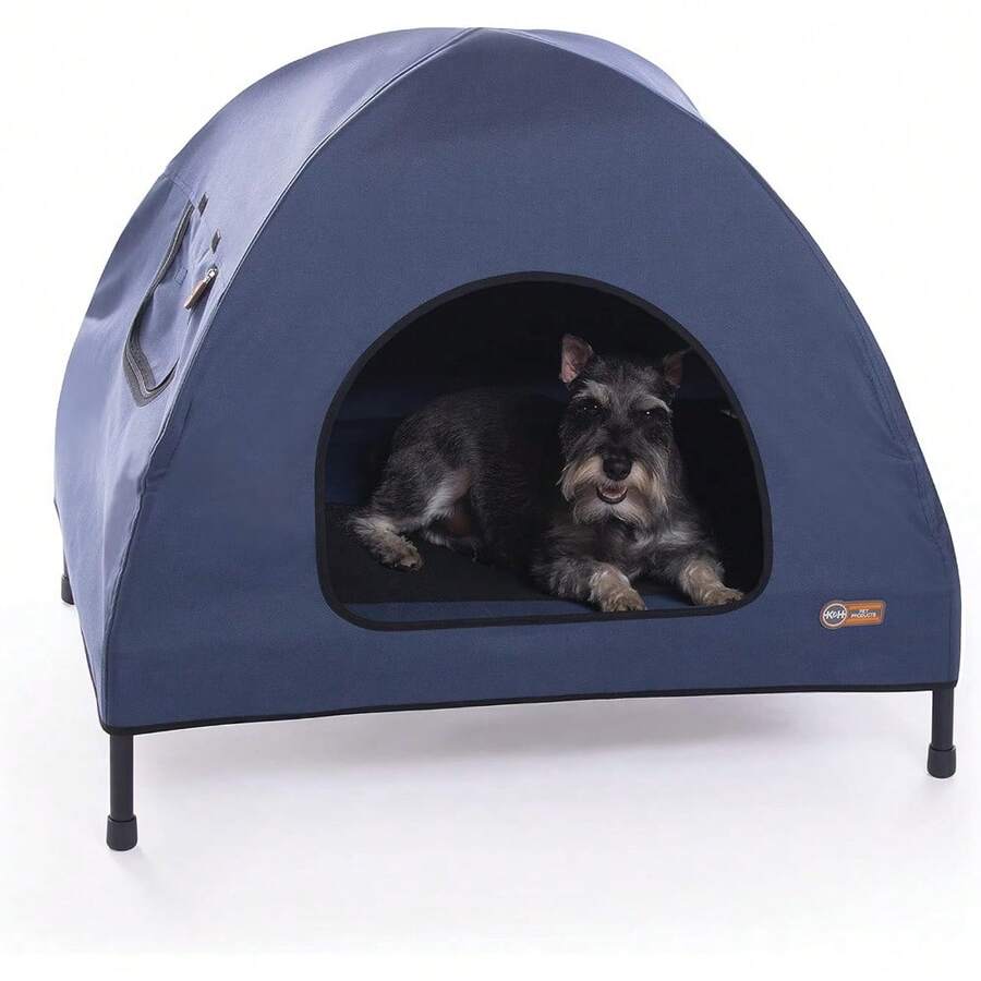 K&H Pet Products Pet Cot House For Medium Dogs, Outdoor Elevated Dog ...