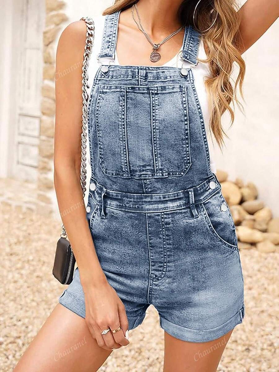 Peto elegante y de mezclilla: una prenda básica de moda para todo el ...