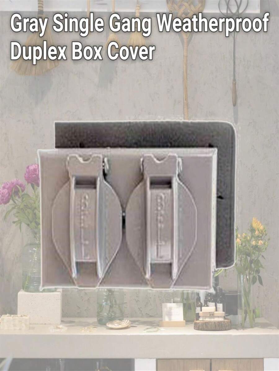 Gray Single Gang Weatherproof Duplex Box Cover | SHEIN USA