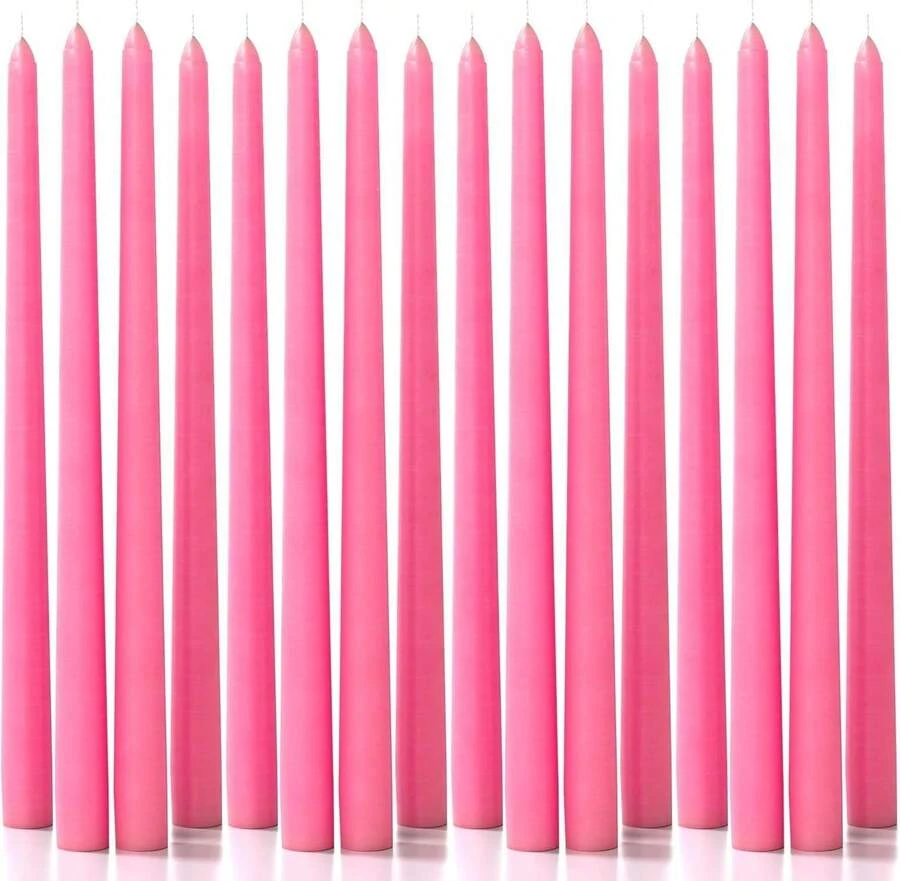 CANDWAX Ivory Taper Candles 10 Inch Dripless - Set Of 4 Tapered Candles ...