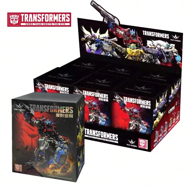 Hasbro WAY STUDIOS Transformers Blind Box Set - 6er Pack Figuren in dynamischer Pose mit ...