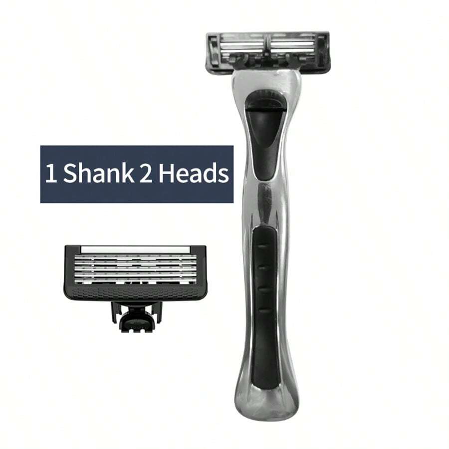 6-Layer Matrix Cutting Head Clean Shaving Men's Manual Razor With 1 ...