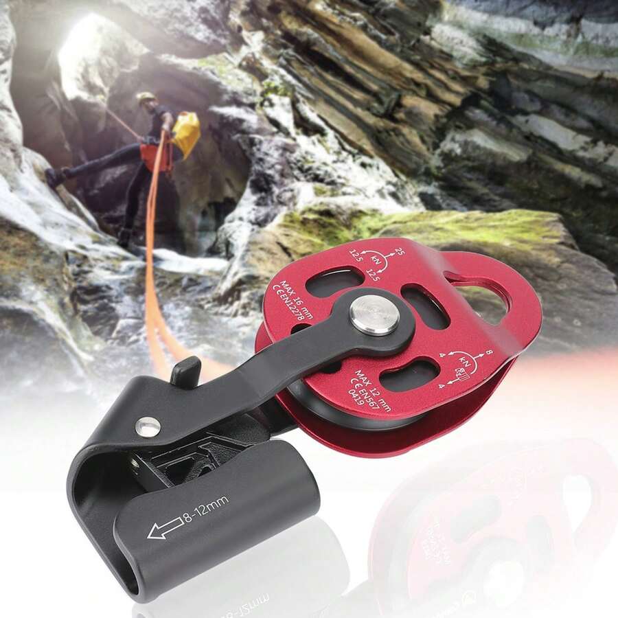 4KN Aluminium Heavy Duty Single Swivel Rope Pulley Block For 8-12mm ...