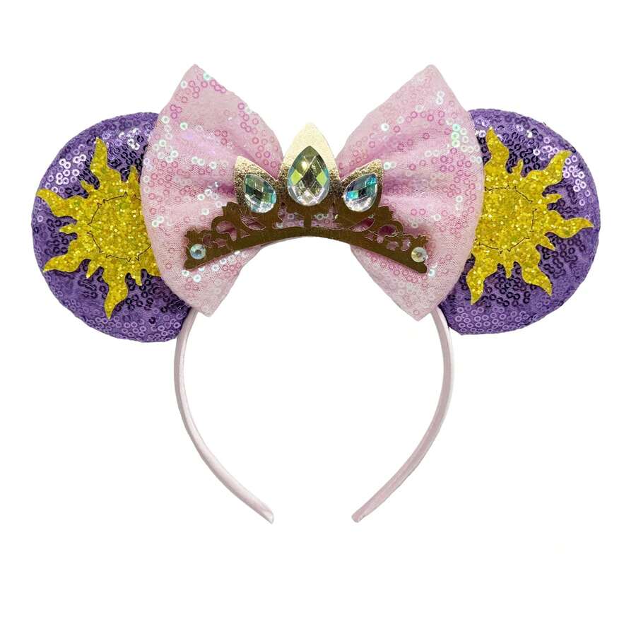 Disney Shiny Crown Princess Headband, Cute Princess Costume Party ...