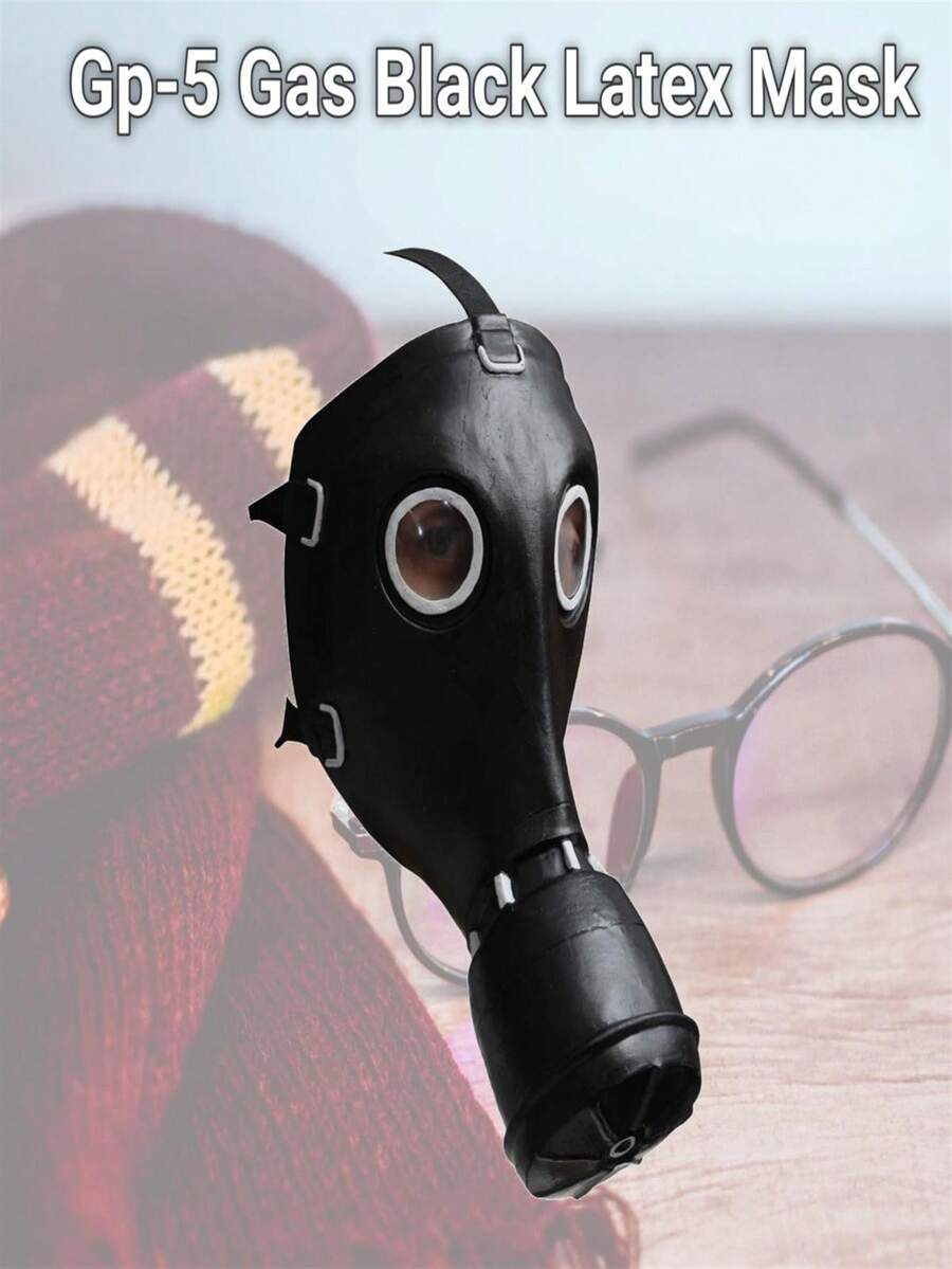 Gp-5 Gas Black Latex Mask | SHEIN USA