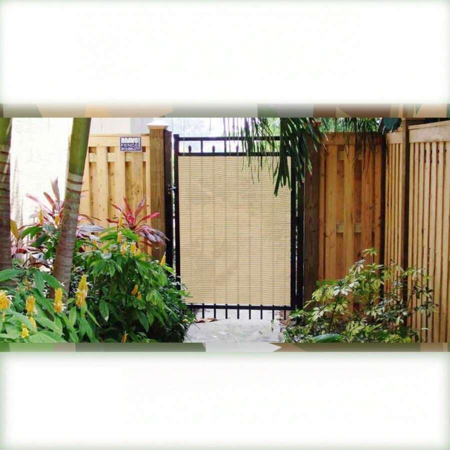 Gate Privacy Screen Cover Privacy Barrier For Gate Fence, Driveway In ...