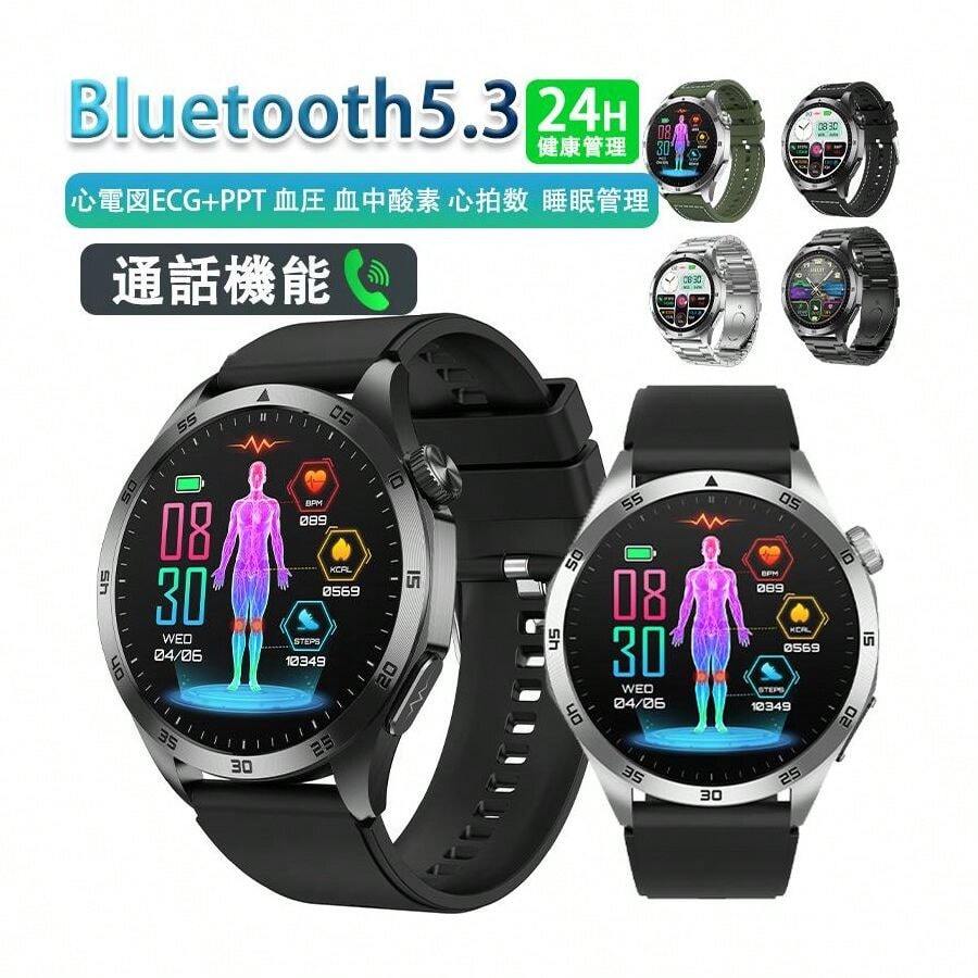 Smartwatch, Japanese-Made Sensor, ECG+PPG, Blood Glucose, Blood ...