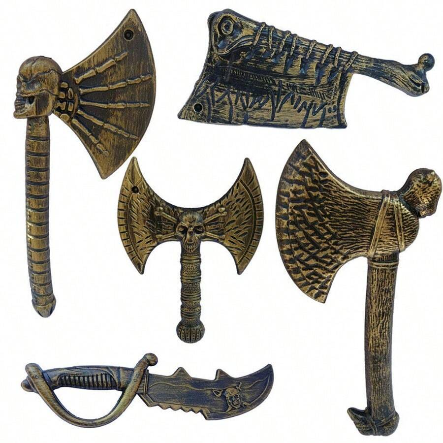 Weapon Equipment Props Plastic Axe, Sword, Double-Sided Axe, Cleaver ...