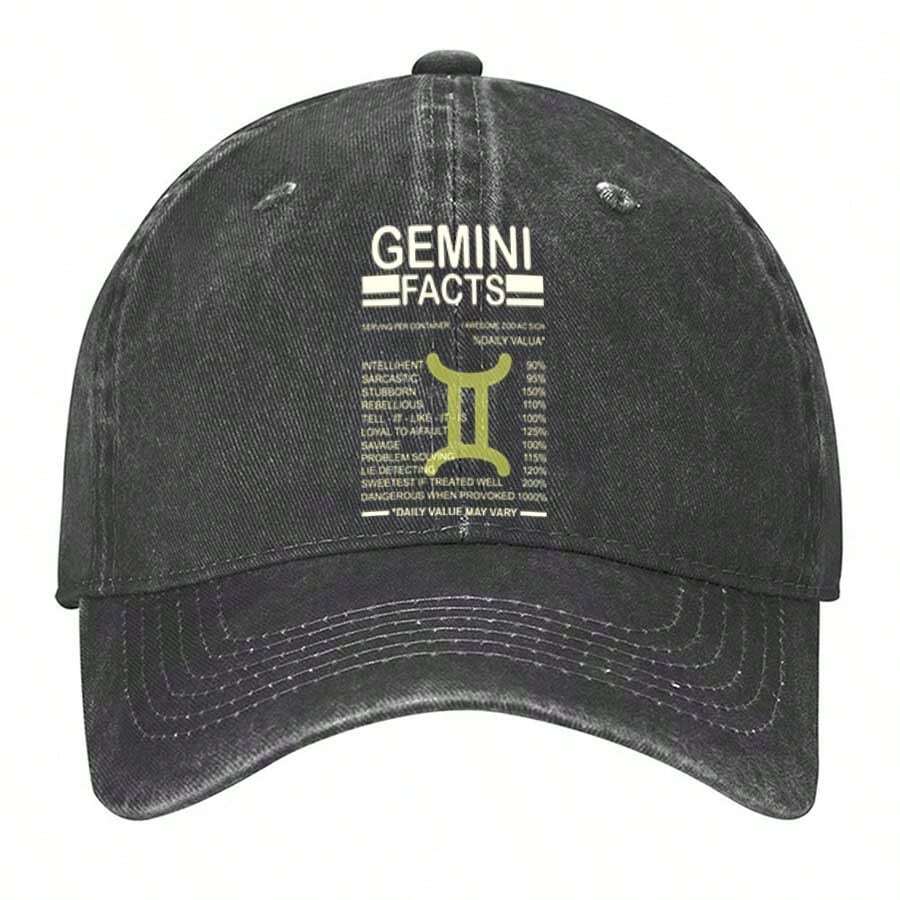 Fun Facts About Gemini Washed Baseball Hats | SHEIN USA