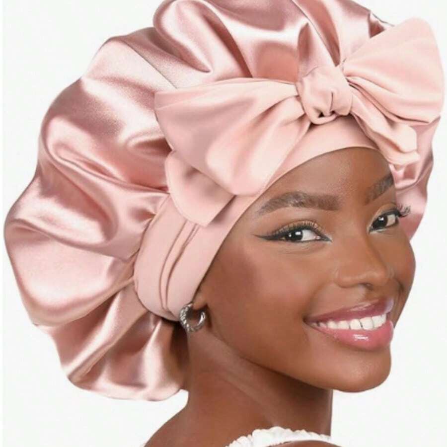 Silk Bonnet For Sleeping Women Satin Bonnet Double Layer Satin Lined ...
