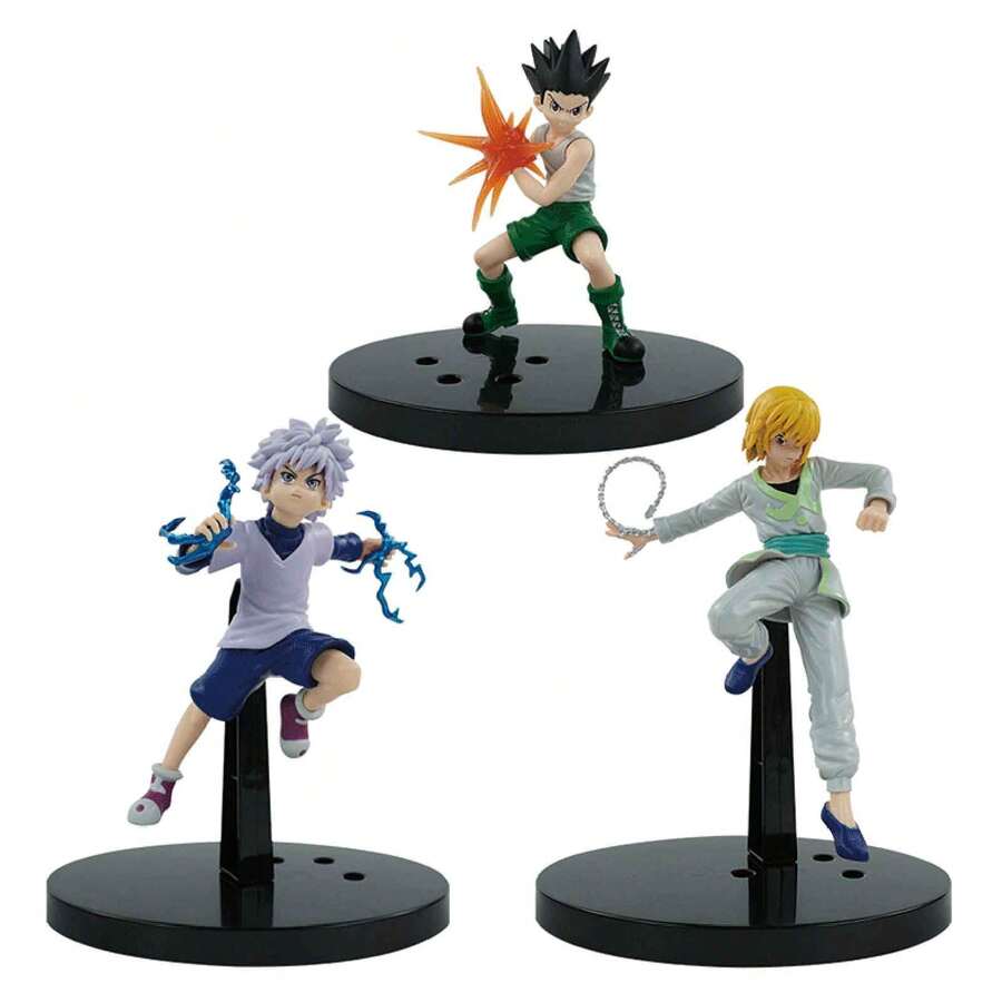 Figuras de Hunter x Anime Gon Killua Zoldyck Kurapika GON Freecss 18 cm ...