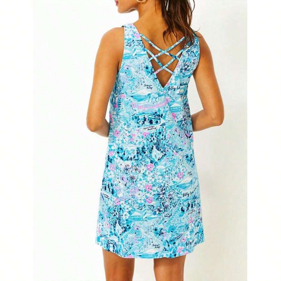 Lilly Pulitzer Kristen Swing Dress In Blue Peri Lilly Loves North ...