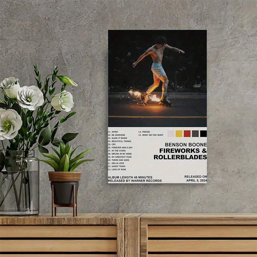 1 pieza Póster de la portada del álbum musical del compositor Benson ...