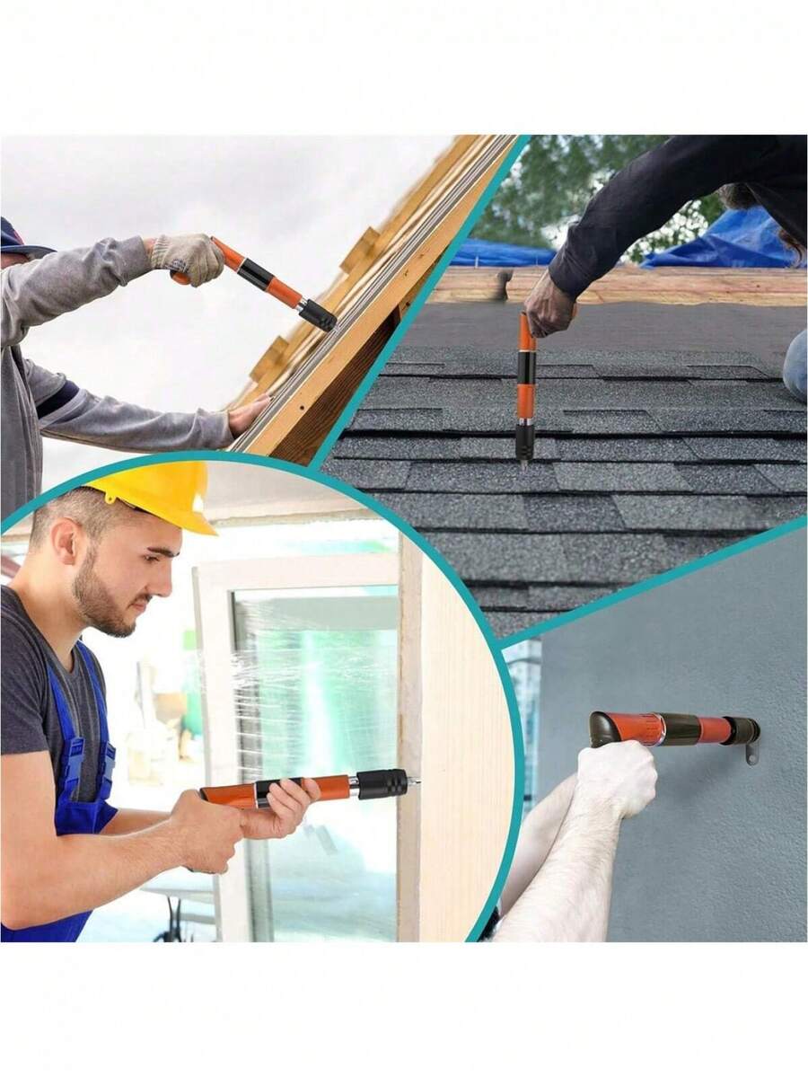 Manual Steel Nail 4-Speed Adjustable Wall Nail Gun, Concrete Nail Gun ...
