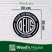 Wood's House Decorative Plate Deus Ex Machina Round 3D Relief P497 ...