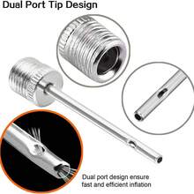 Bicycle Pump Adapter, Bicycle Valve (DV/AV/SV) Ball Pump Needle Adapter ...