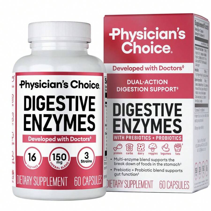 Physician's Choice Triple Action Digestive Support: Enzymes ...