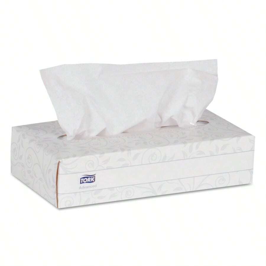 Advanced Facial Tissue 2Ply White Flat Box 100 Sheets Box 30 Boxes ...