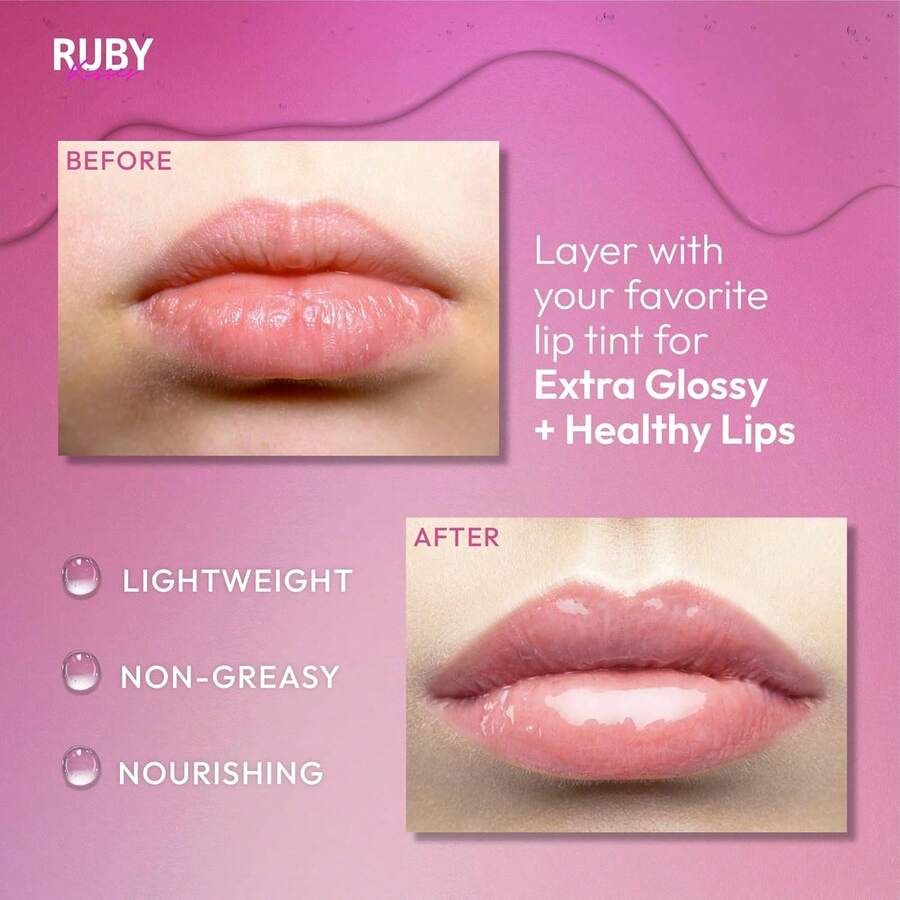 Ruby Kisses Hydrating Lip Gloss Clear Hydrating Lip Gloss (3 PACK) | SHEIN USA