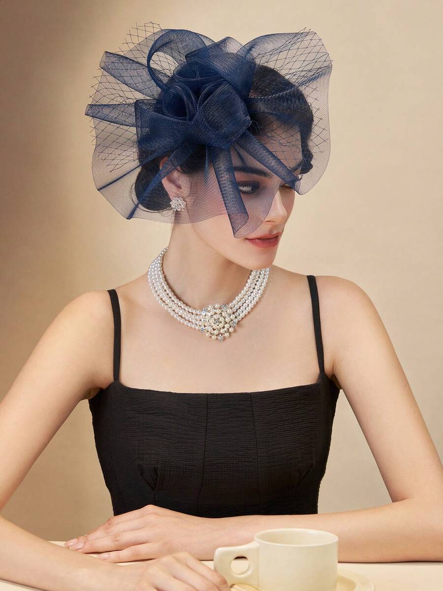 Flower Fascinators Hat Tea Party Hats For Women, Formal Headwear For ...