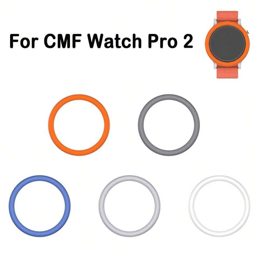 For CMF Watch Pro 2 Metal Bezel Ring Protector Watch Case Strap Cover ...
