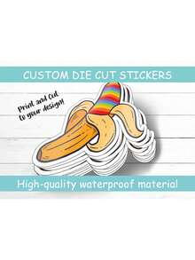 Custom Vinyl Stickers - Print And Cut Any Design And Shape - Self ...