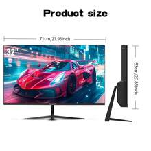 LXZ/Gawfolk 32-Inch PC Monitor, 27-Inch 2K/1K 165Hz/180Hz Curved Gaming ...