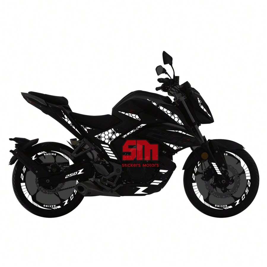 Italika 250z 2025 Stickers Kit, Reflective Stickers Kit For Italika ...