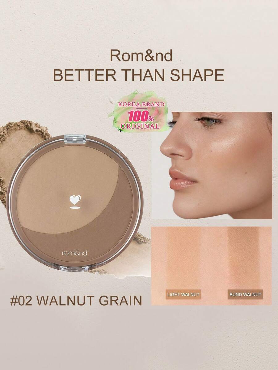 Rom&nd Romand BETTER THAN SHAPE 02 WALNUT GRAIN, Skin-Blurring Mousse ...