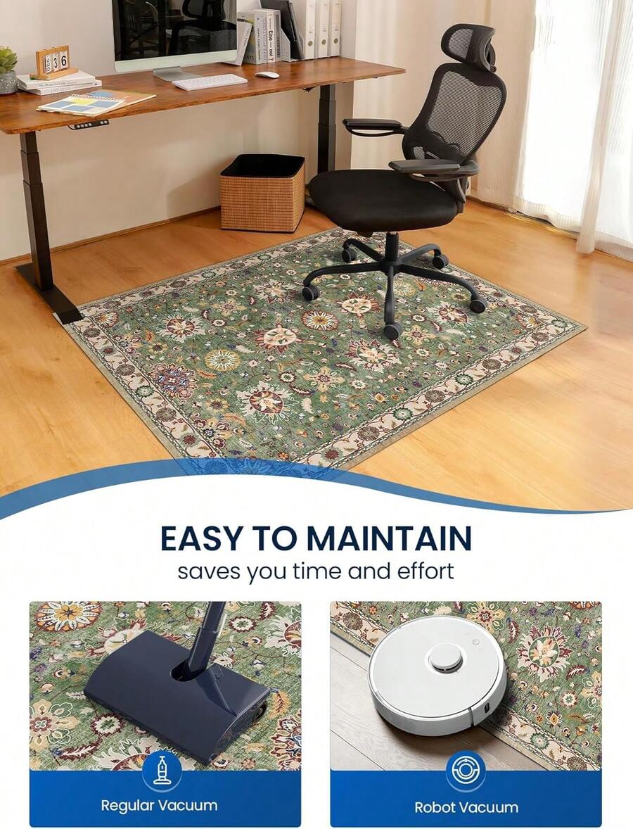 PROHALO Office Chair Mat For Hardwood Floor, 48"X 60" Desk Chair Mat ...