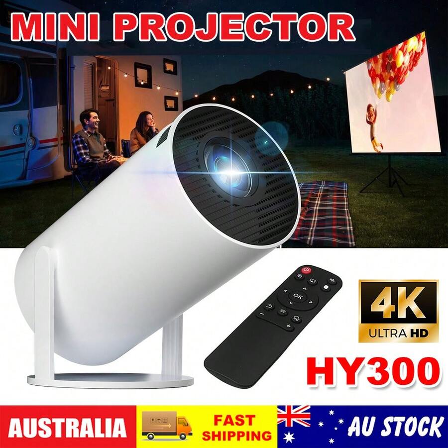 Portable HD 4K Mini Projector Smart Home Theater Multimedia Projectors ...